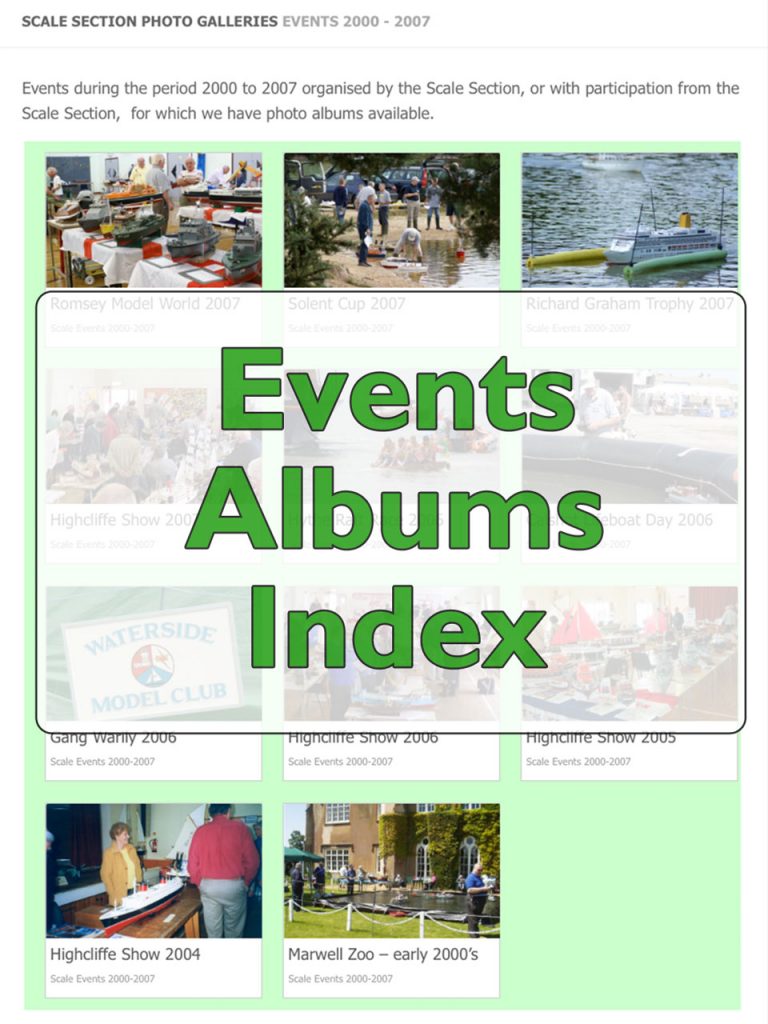 Scale Section Photo Galleries Index – SRCMYC/SRCMBC